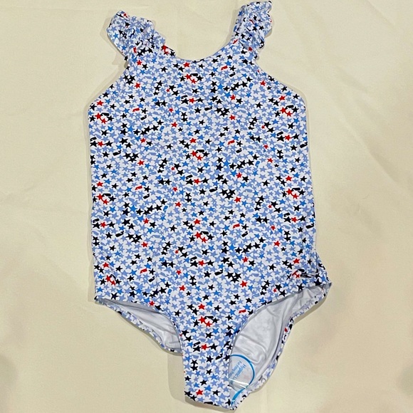Vineyard Vines | Swim | Nwt Girls Vineyard Vines Stars Ruffle Swimsuit ...